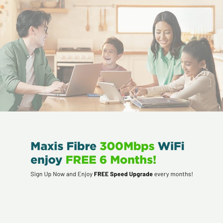 300Mbps WiFi for RM99 Only l Get 6-Months Free Maxis WiFi